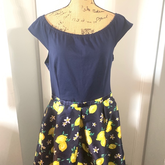 Miusol | Dresses | Miusol Plus Size Lemon Print Dress | Poshmark